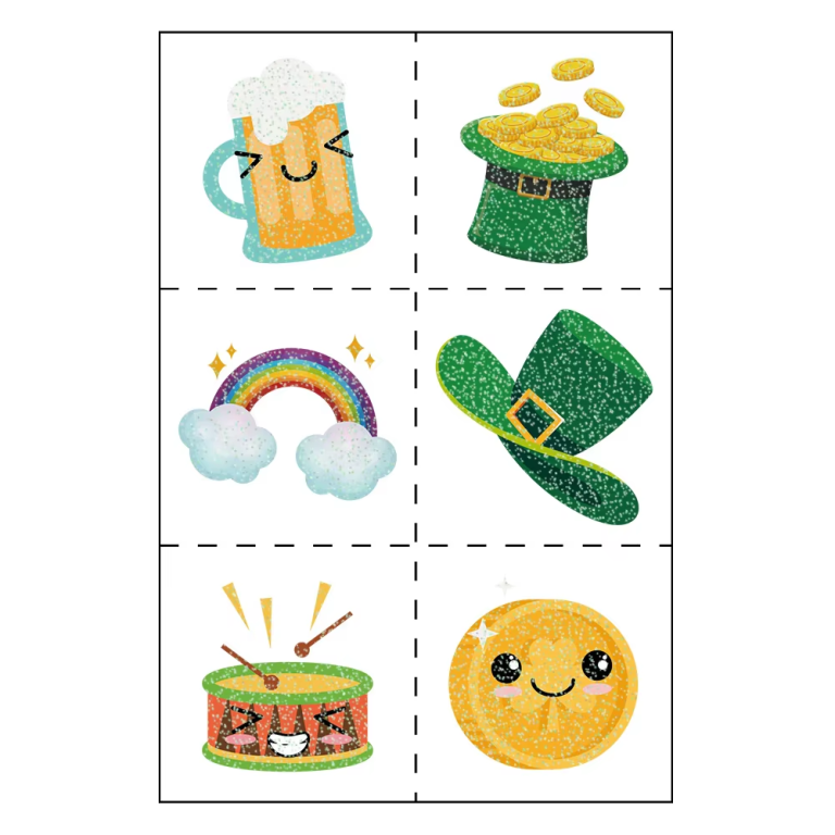 Glitter Waterproof Temporary Tattoo Sticker – Temporary Tattoo