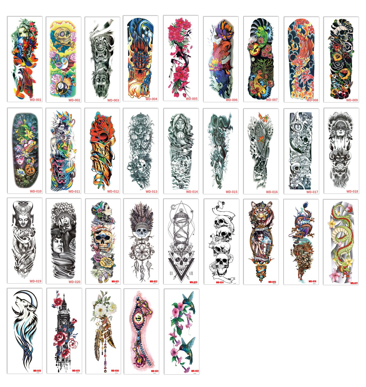 Realistic Red Rose Temporary Tattoo Stickers - Tattoo Sticker Wholesale