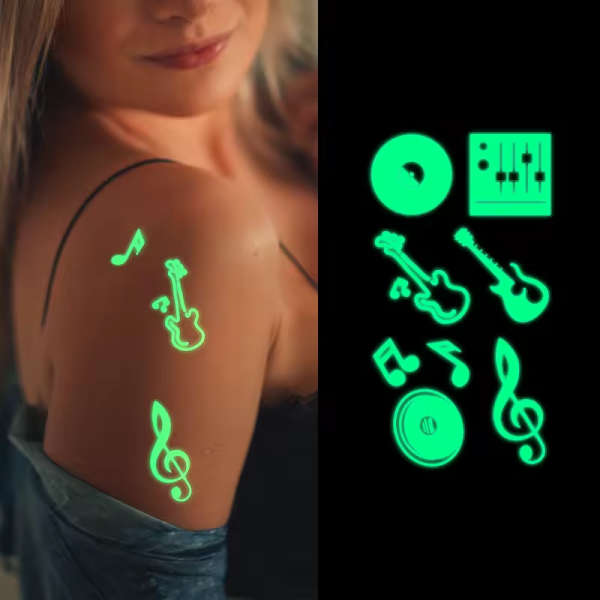 Cartoon Luminous Kid Temporary Tattoos – Temporary Tattoo